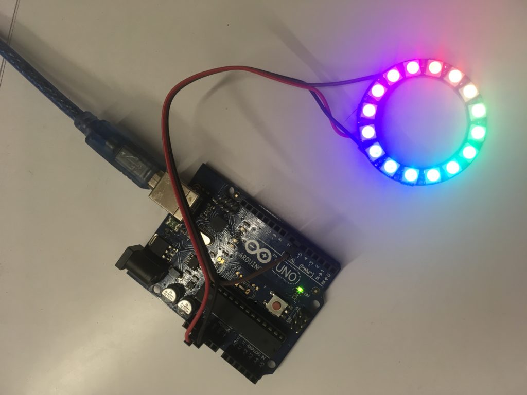 Neopixel Ring for stomach - InMoov