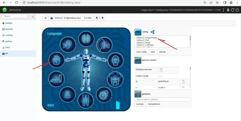 InMoov2 in Nixie - InMoov